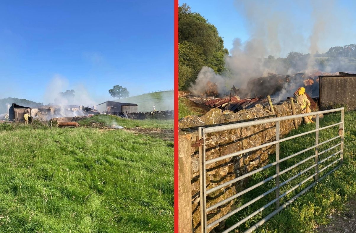 Firefighters tackle early hours barn blaze – cumbriacrack.com